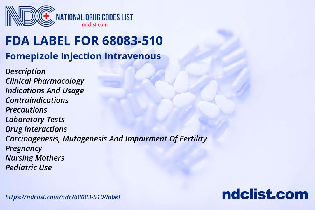 FDA Label for Fomepizole Injection Intravenous - Indications, Usage ...