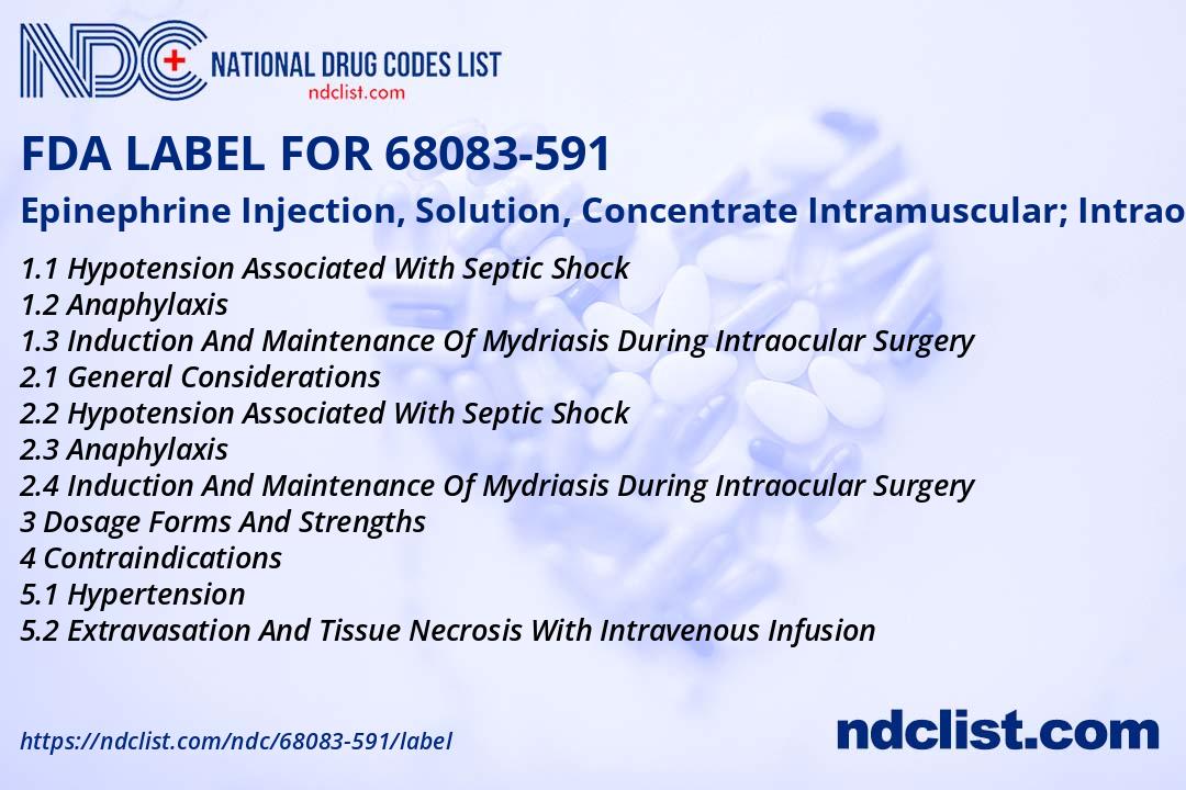 FDA Label for Epinephrine Injection, Solution, Concentrate ...