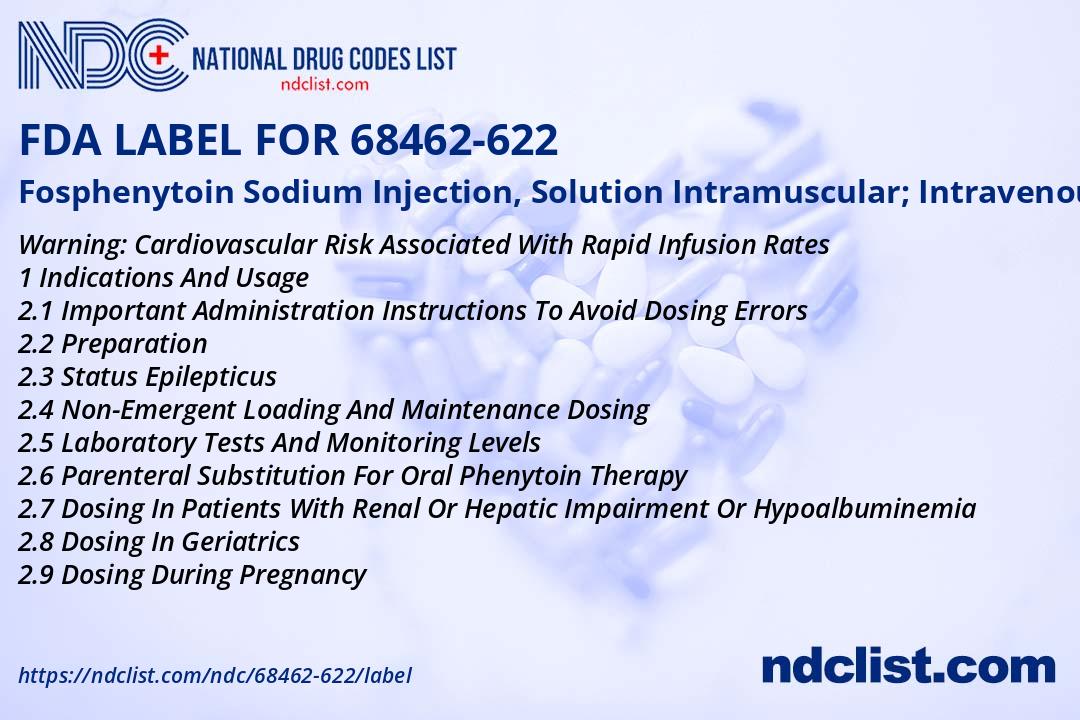 FDA Label for Fosphenytoin Sodium Injection, Solution Intramuscular ...