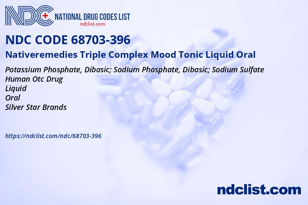 Nativeremedies Triple Complex Mood Tonic- NDC68703-396