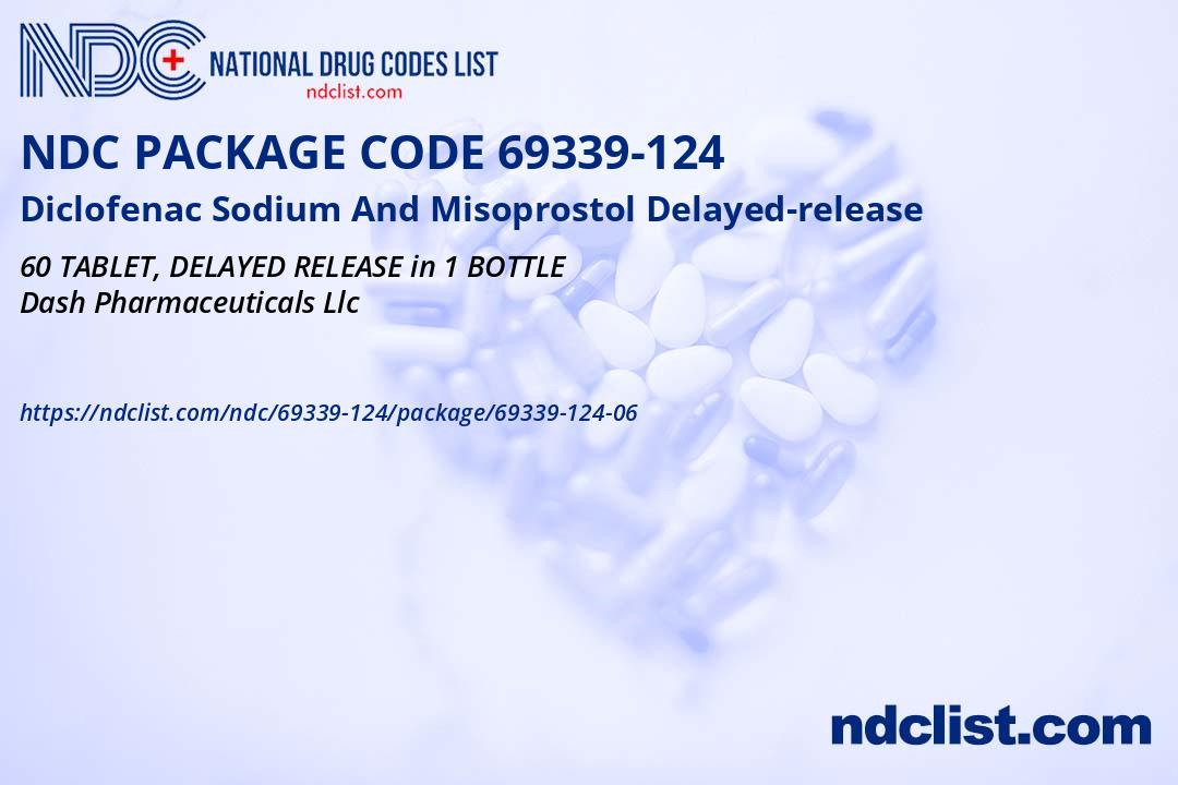 Diclofenac Sodium And Misoprostol- NDC69339-124-06