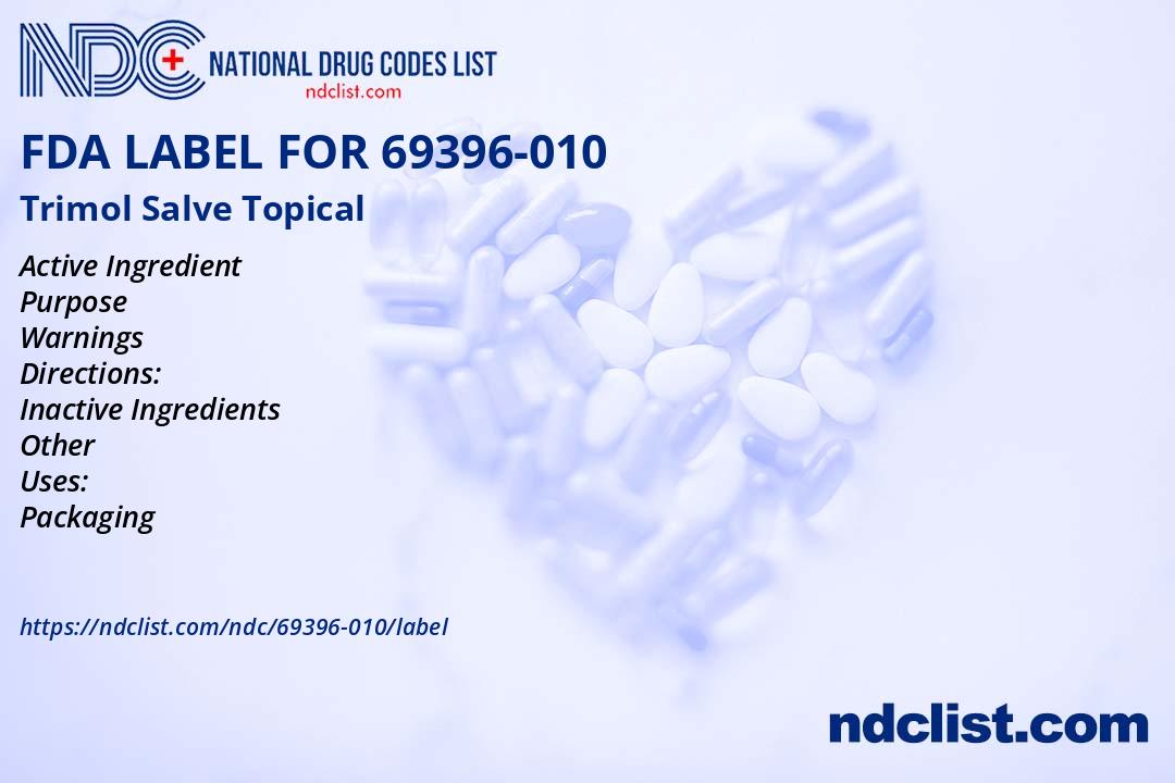 FDA Label for Trimol Salve Topical - Indications, Usage & Precautions
