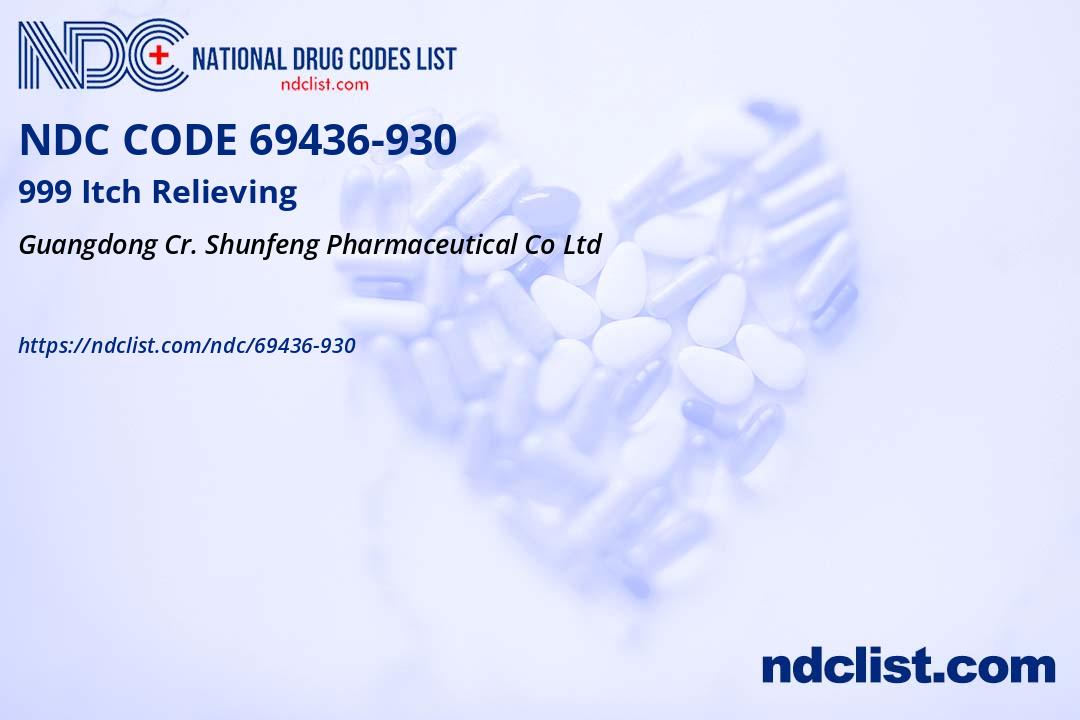 NDC 69436-930 999 Itch Relieving