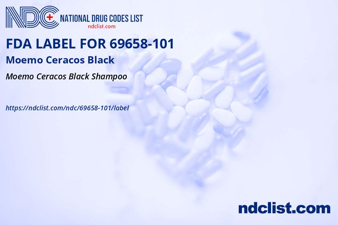 FDA Label for Moemo Ceracos Black - Indications, Usage & Precautions