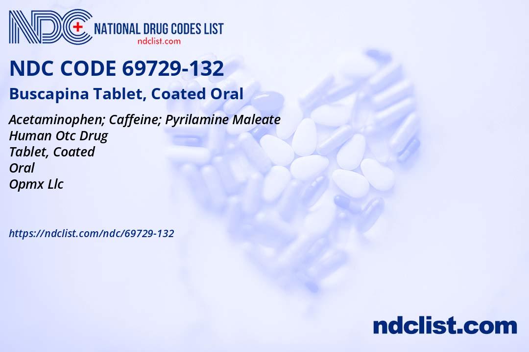 Buscapina Tablet, Coated- NDC69729-132