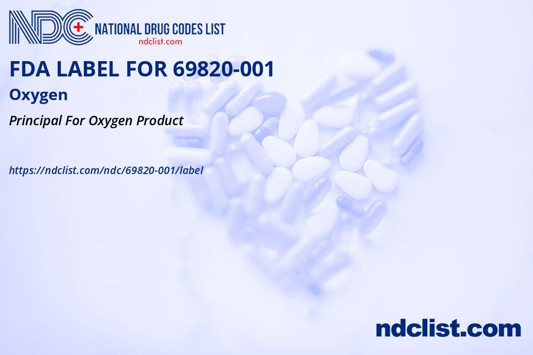 FDA Label for Oxygen - Indications, Usage & Precautions