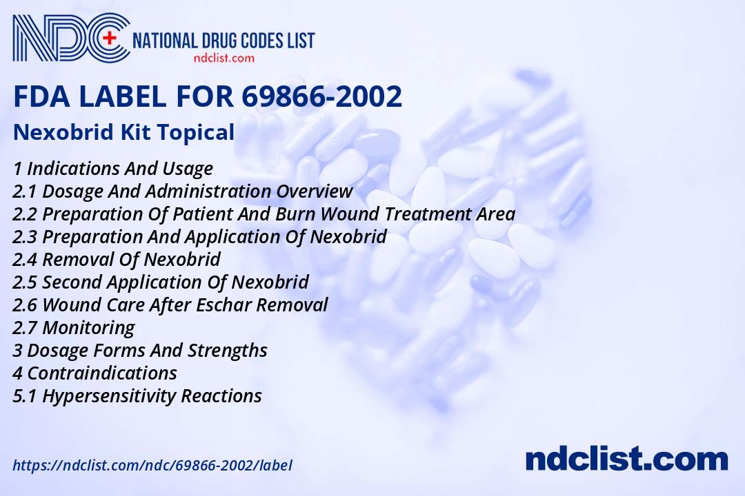 FDA Label for Nexobrid Kit Topical - Indications, Usage & Precautions