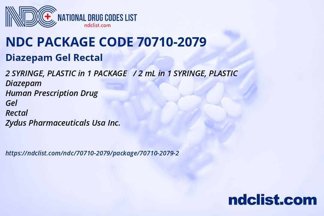 Diazepam Gel- NDC70710-2079-2