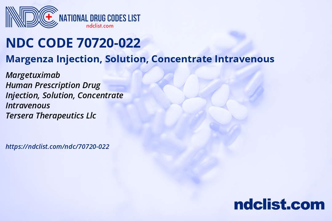 Margenza Injection, Solution, Concentrate- NDC70720-022