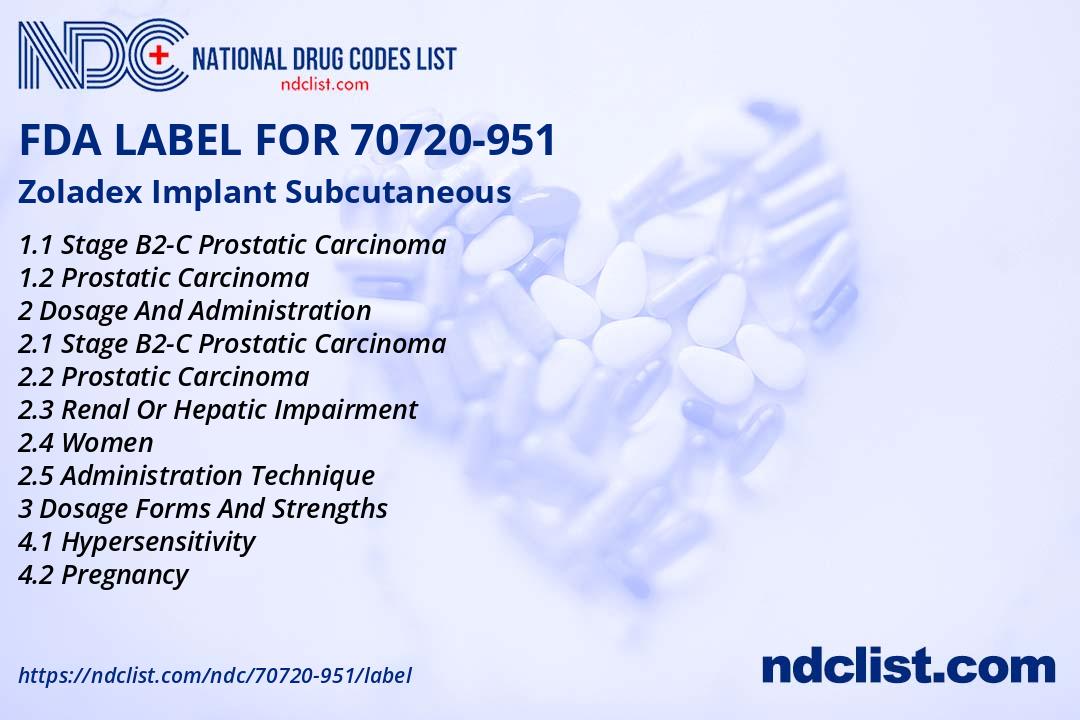 FDA Label for Zoladex Implant Subcutaneous - Indications, Usage ...