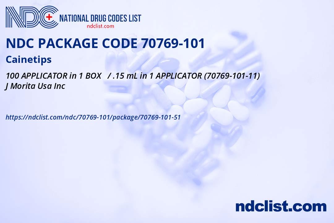Cainetips NDC Package 70769-101-51