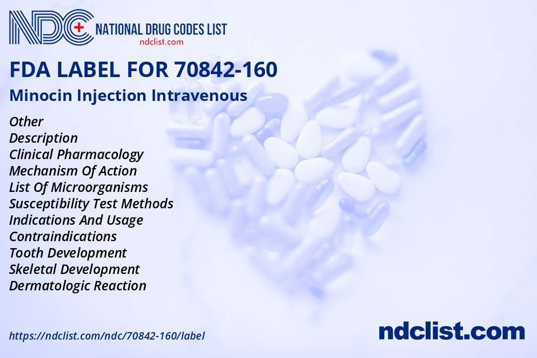 FDA Label for Minocin Injection Intravenous - Indications, Usage ...