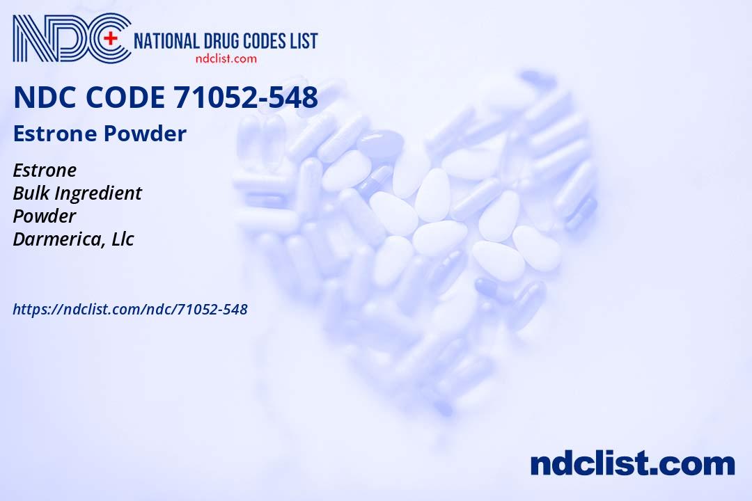 Estrone Powder NDC 71052-548