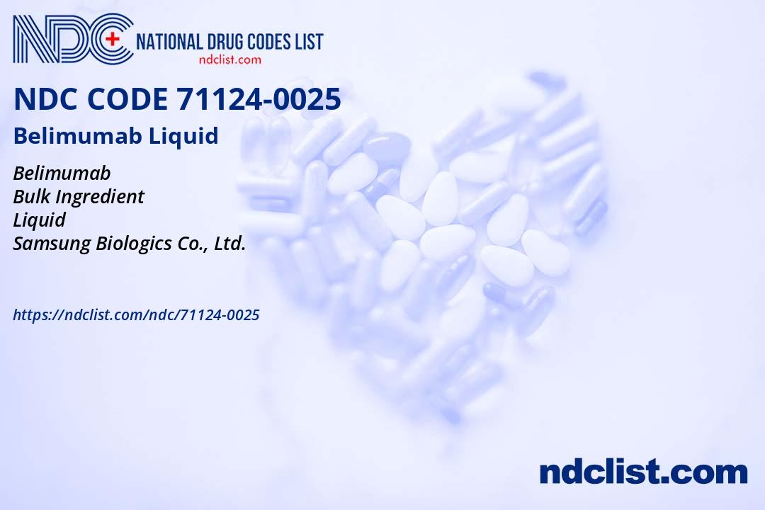 Belimumab Liquid- NDC71124-0025