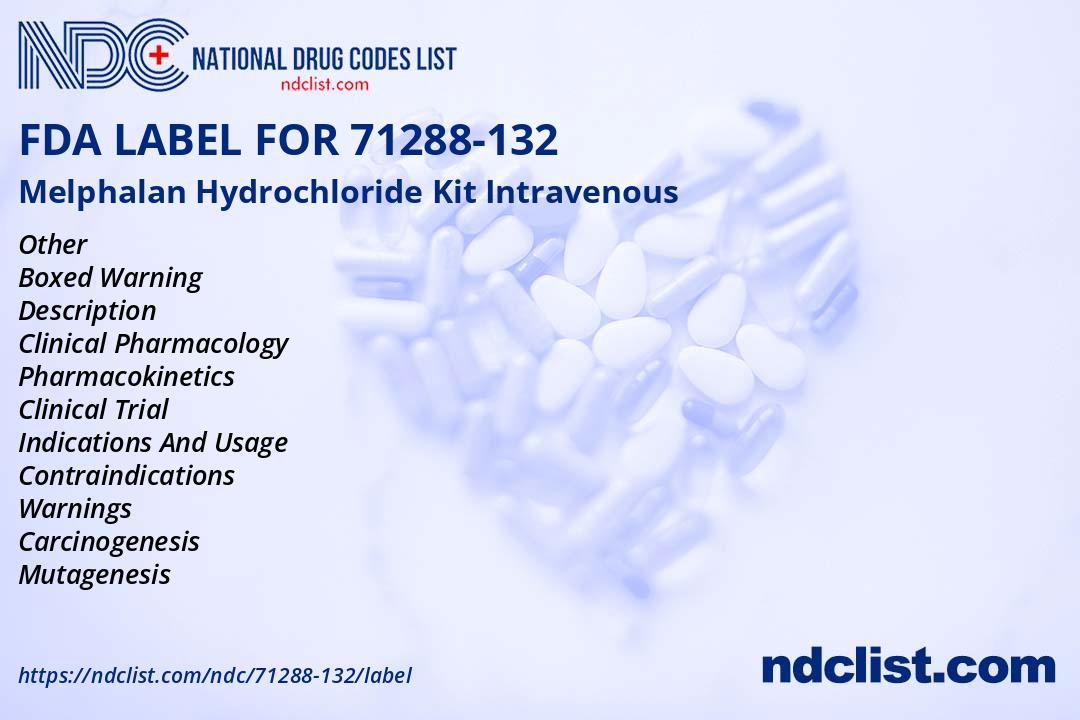 FDA Label for Melphalan Hydrochloride Kit Intravenous - Indications ...