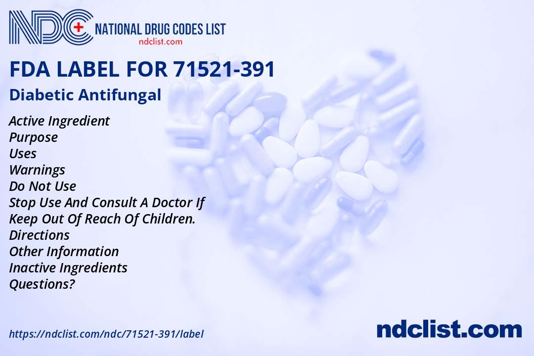 FDA Label for Diabetic Antifungal - Indications, Usage & Precautions
