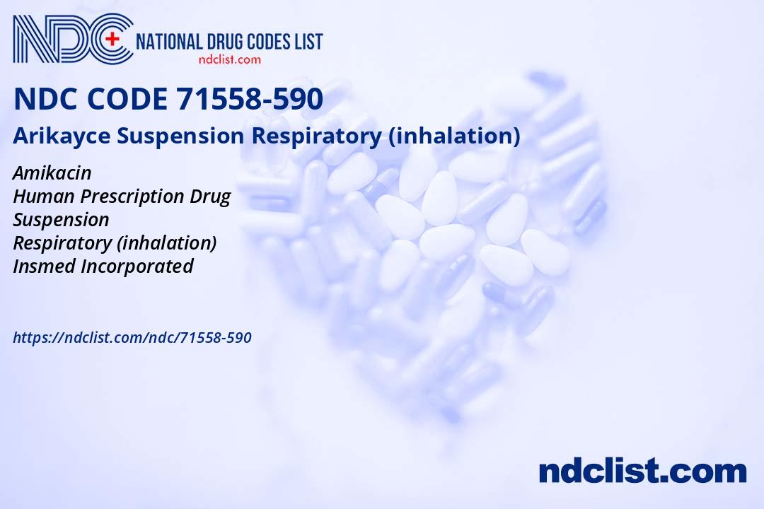 Arikayce Suspension- NDC71558-590