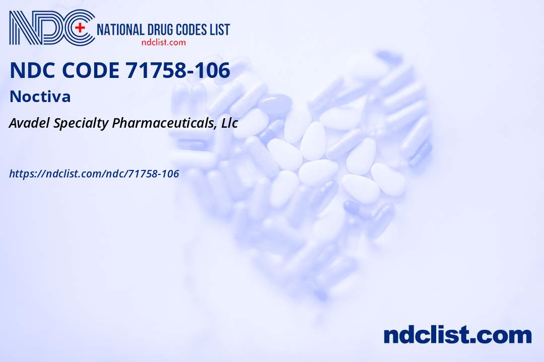 NDC 71758-106 Noctiva