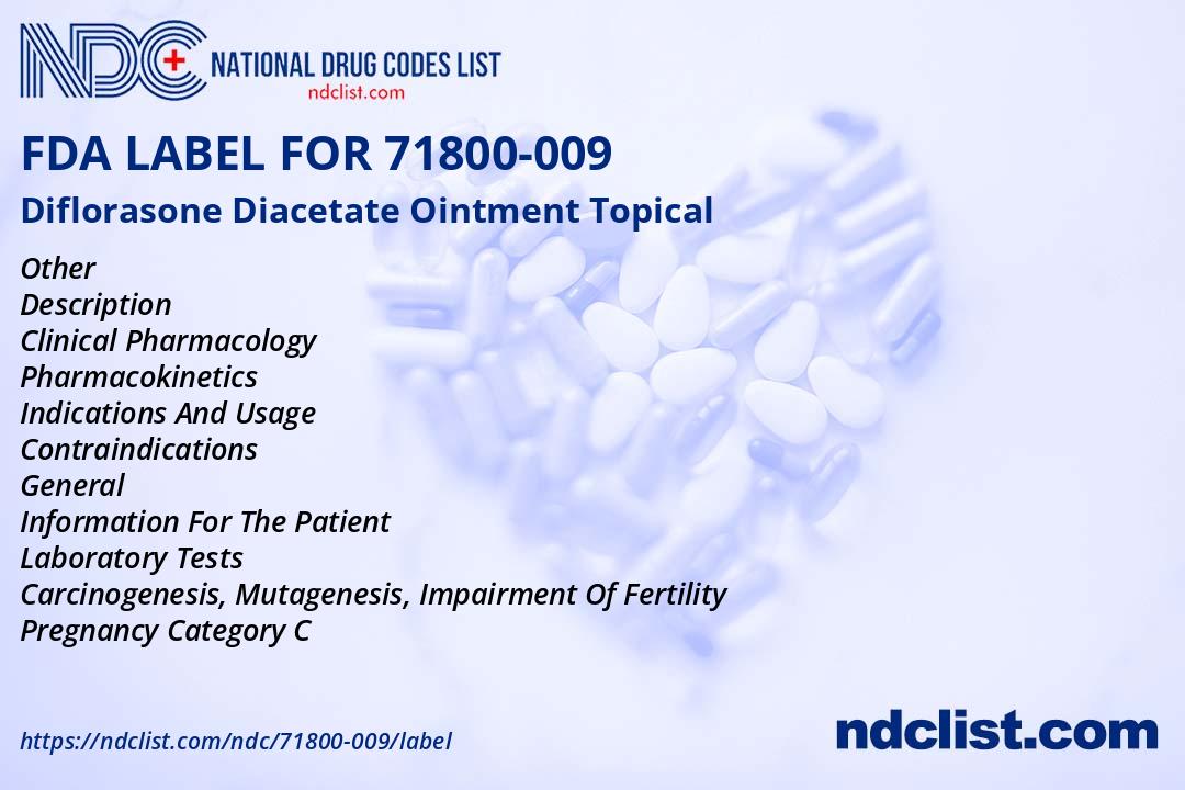 FDA Label for Diflorasone Diacetate Ointment Topical - Indications ...