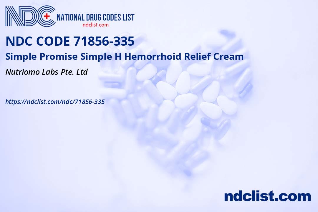 Simple Promise Simple H Hemorrhoid Relief C- NDC71856-335