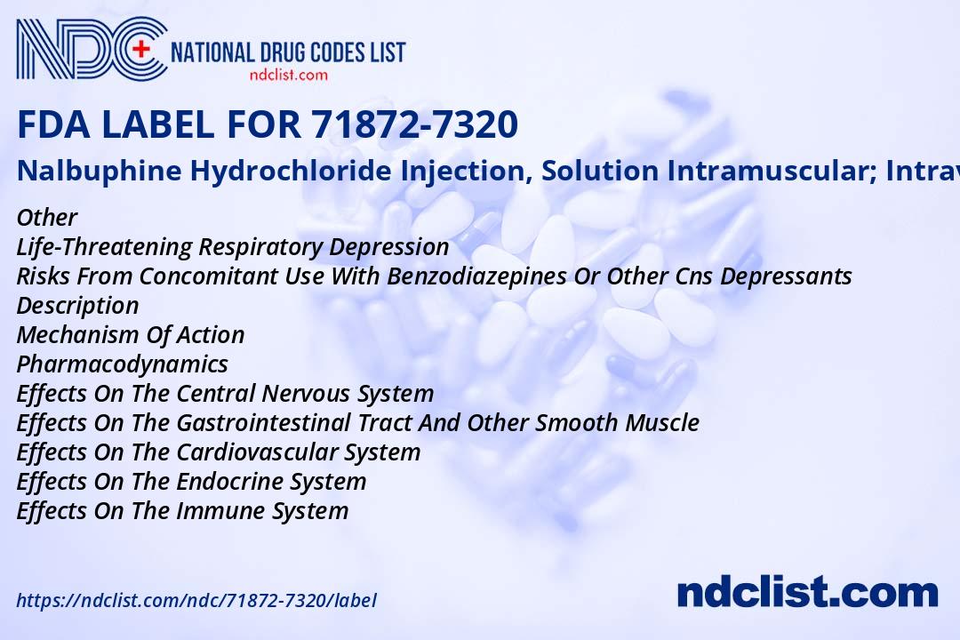 FDA Label for Nalbuphine Hydrochloride Injection, Solution ...