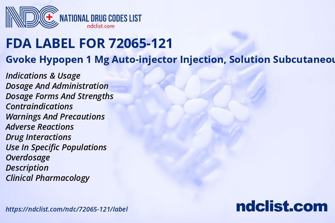 FDA Label for Gvoke Hypopen 1 Mg Auto-injector Injection, Solution ...