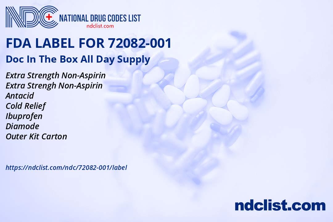 Doc In The Box FDA Label - NDC 72082-001