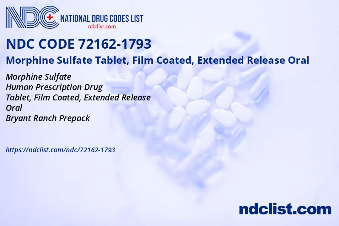 Morphine Sulfate- NDC72162-1793