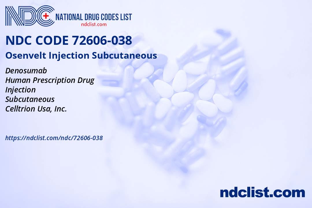 Osenvelt Injection- NDC72606-038