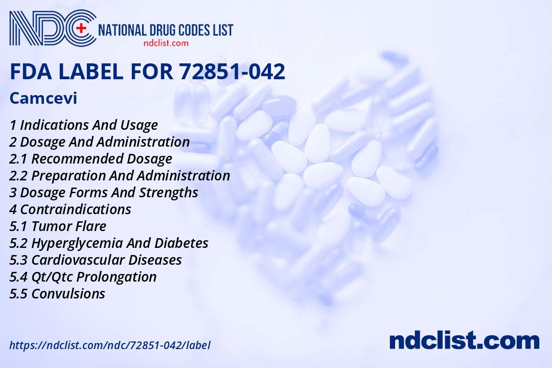 Camcevi FDA Label - NDC 72851-042