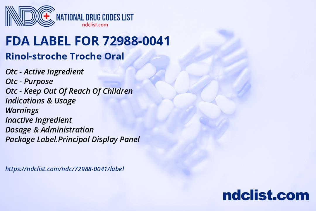 Rinol-stroche- FDA Label NDC72988-0041