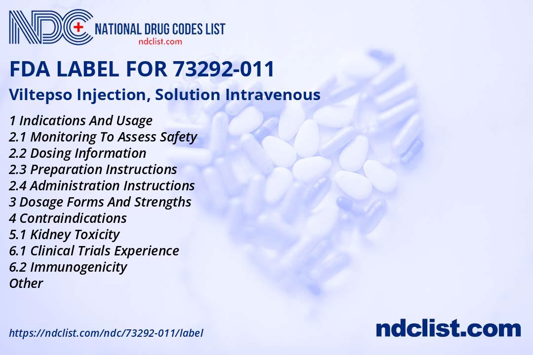 Viltepso Injection, Solution- FDA Label NDC73292-011