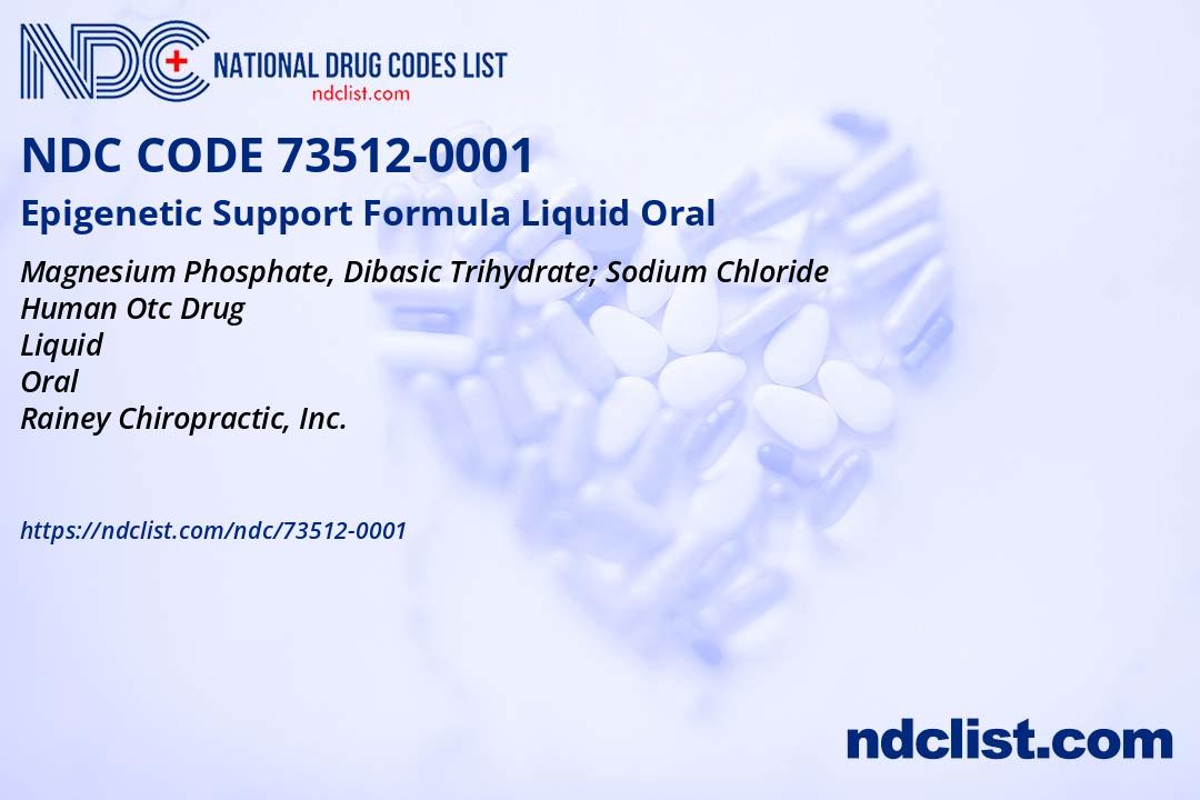 Epigenetic Support Formula- NDC73512-0001