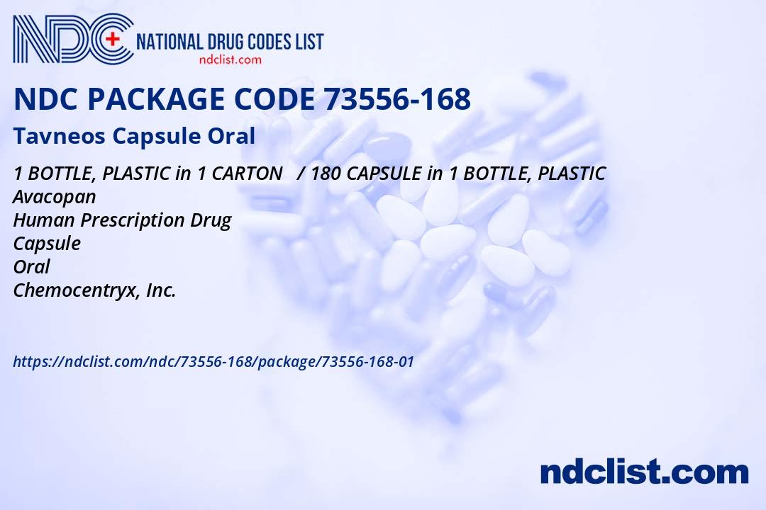 Tavneos Capsule- NDC73556-168-01