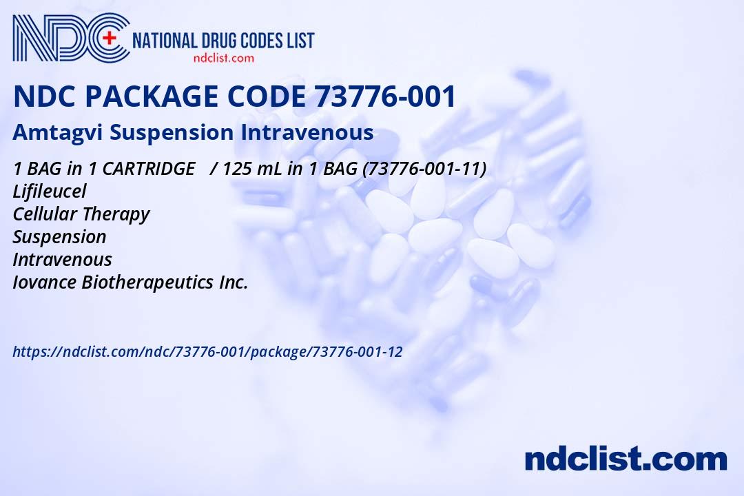 Amtagvi Suspension- NDC73776-001-12