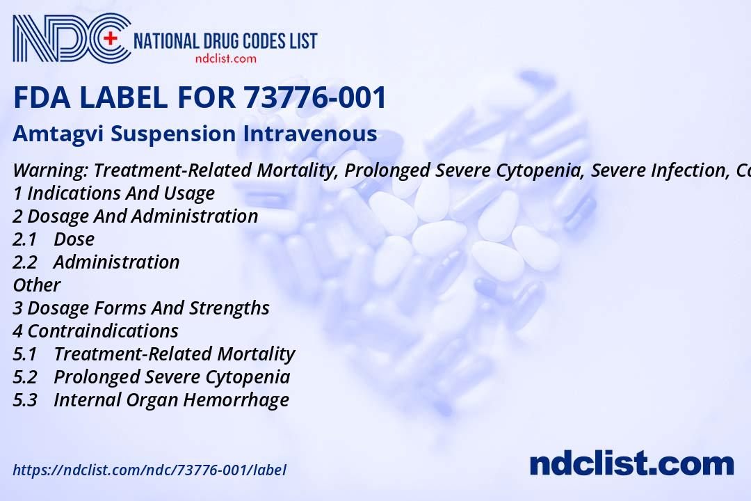 Amtagvi Suspension- FDA Label NDC73776-001