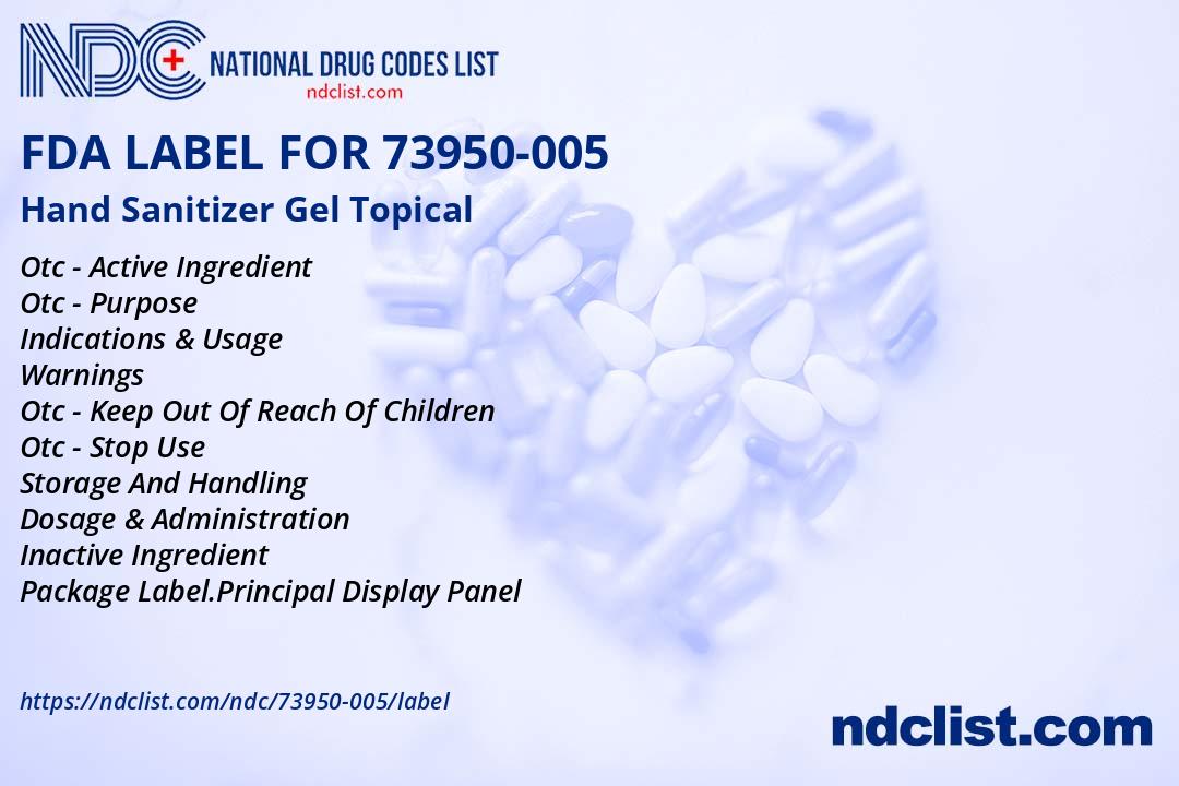 FDA Label for Hand Sanitizer - Indications, Usage & Precautions