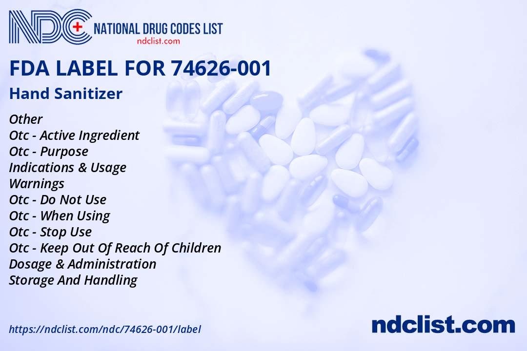 FDA Label for Hand Sanitizer - Indications, Usage & Precautions