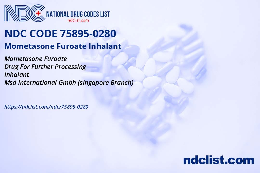 NDC 75895-0280 Mometasone Furoate Inhalant