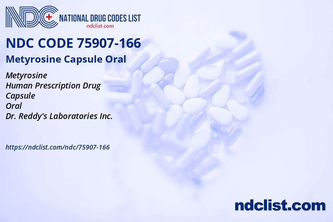 Metyrosine Capsule- NDC75907-166
