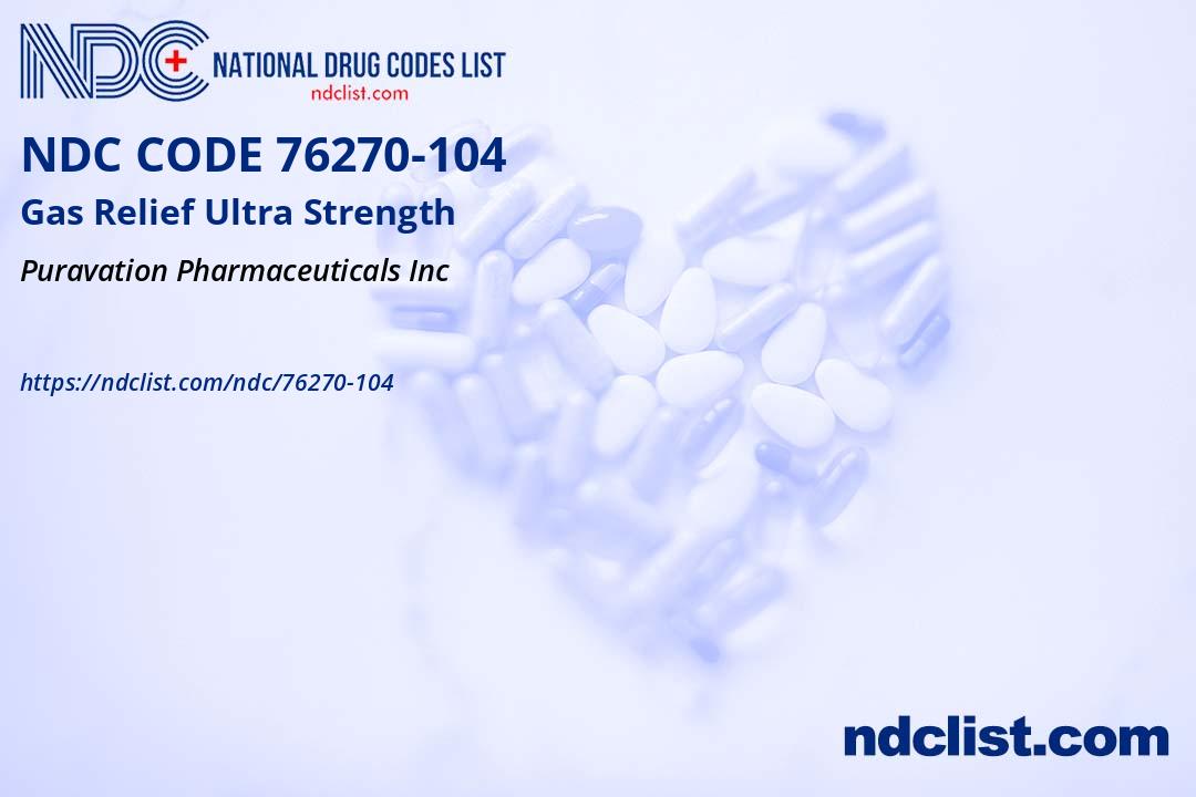 Gas Relief Ultra Strength NDC 76270-104