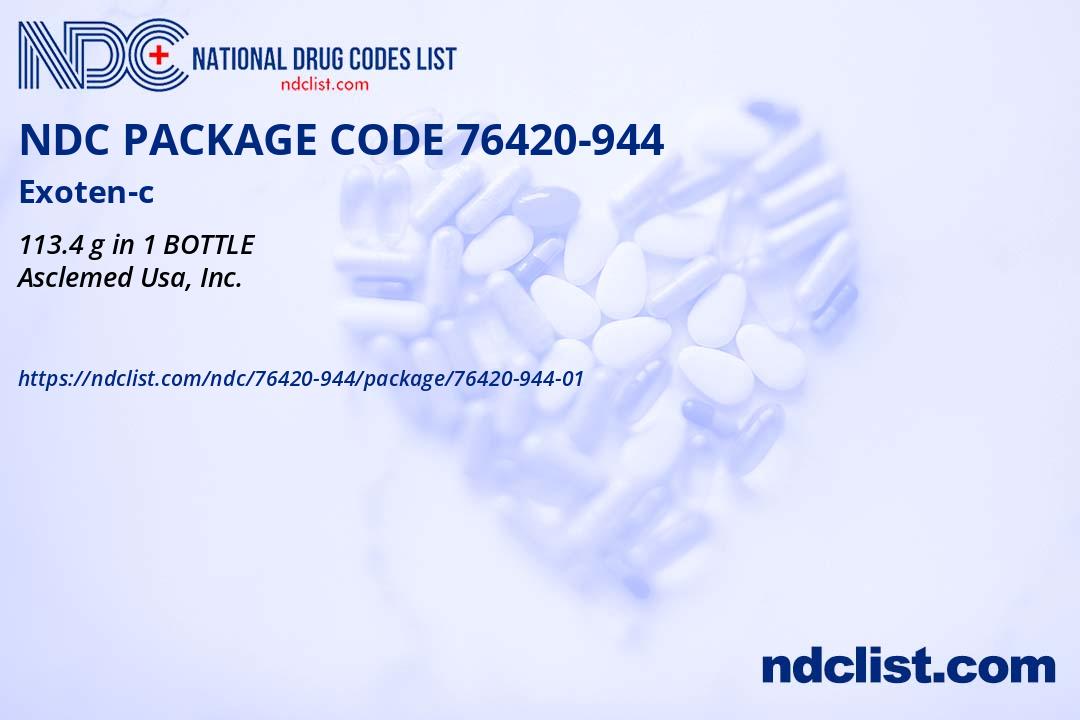 Exoten-c- NDC76420-944-01