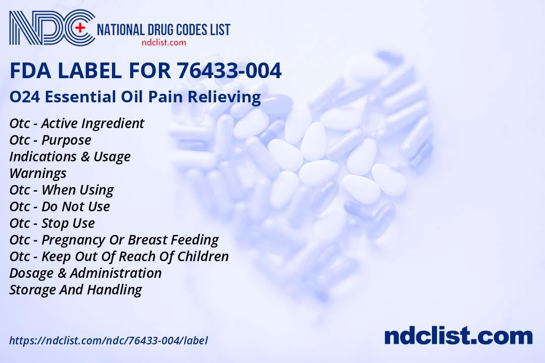 O24- FDA Label NDC76433-004