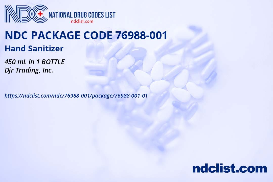 NDC Package 76988-001-01 Hand Sanitizer