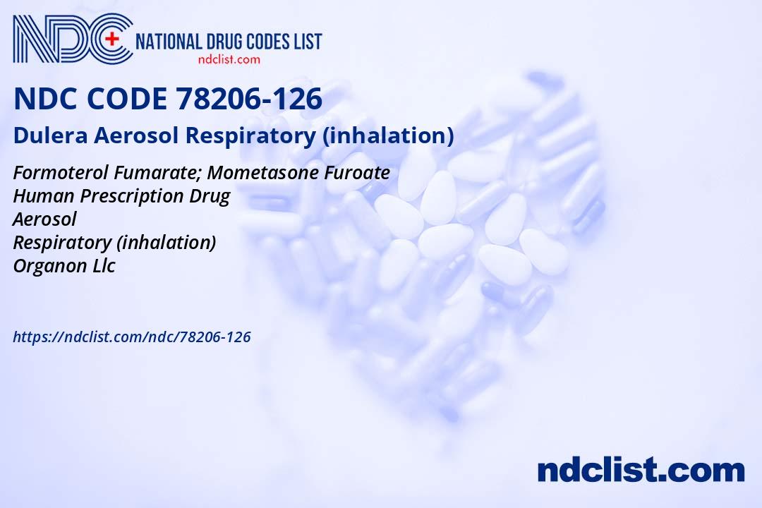 NDC 78206-126 Dulera Aerosol Respiratory (inhalation)