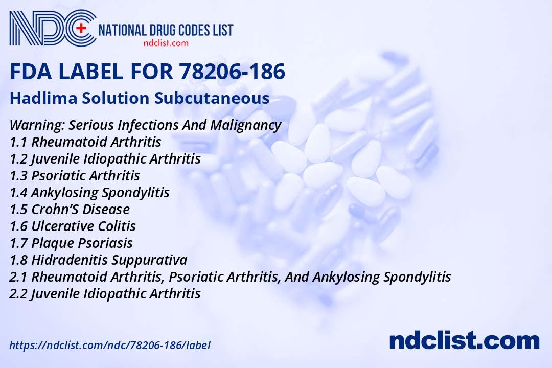 FDA Label for Hadlima Solution Subcutaneous - Indications, Usage ...