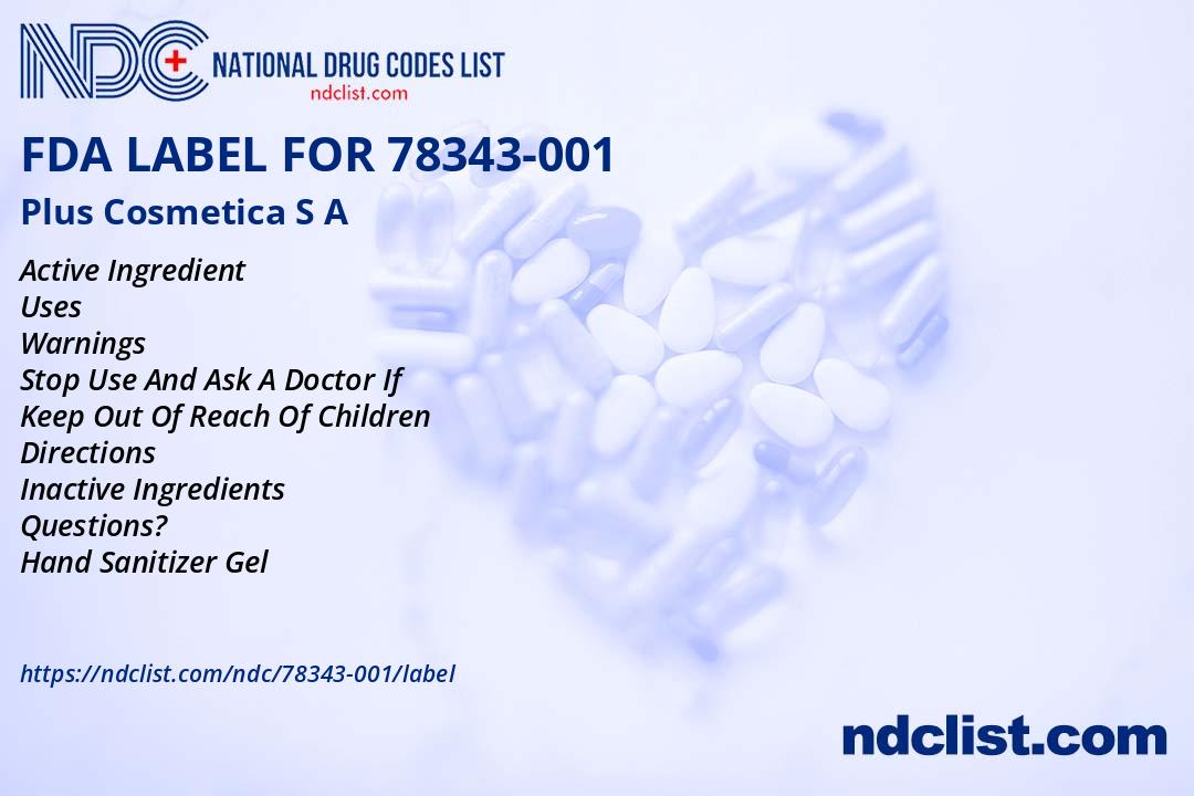 FDA Label for Plus Cosmetica S A - Indications, Usage & Precautions