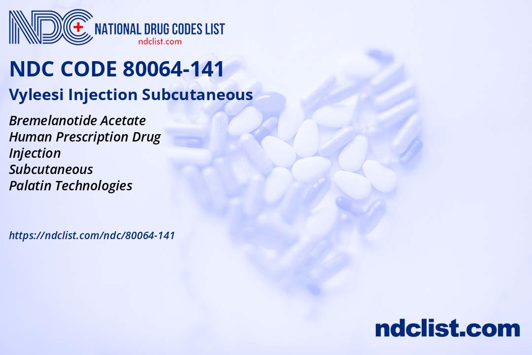 NDC 80064-141 Vyleesi Injection Subcutaneous