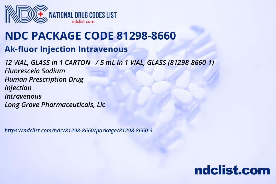 Ak-fluor Injection- NDC81298-8660-3