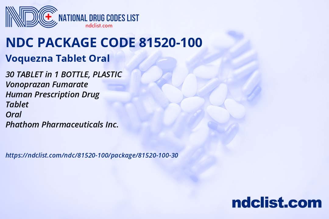 Voquezna Tablet- NDC81520-100-30